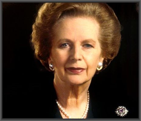 Margaret Thatcher - English walls