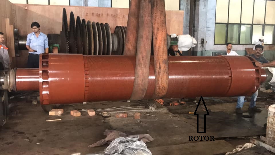 REAL IMAGES OF ROTOR, EXCITER, PMG, DIODE