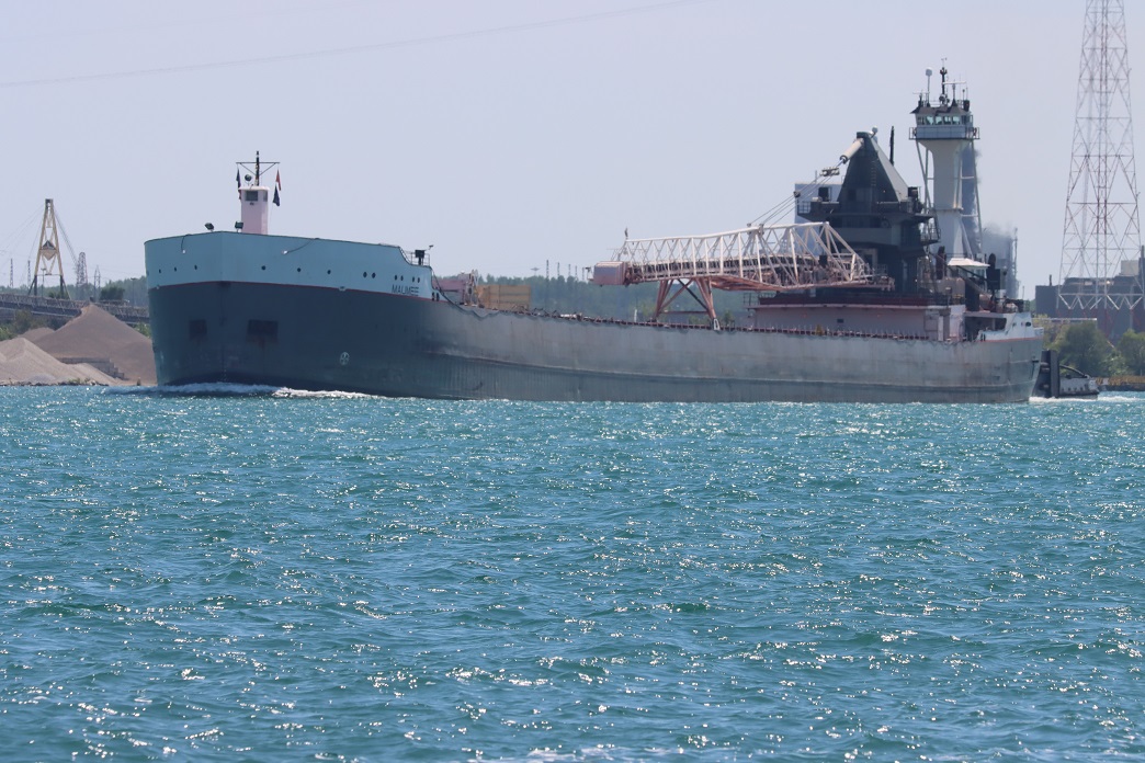 Michigan Exposures: The Tug Victory and her Barge the Maumee