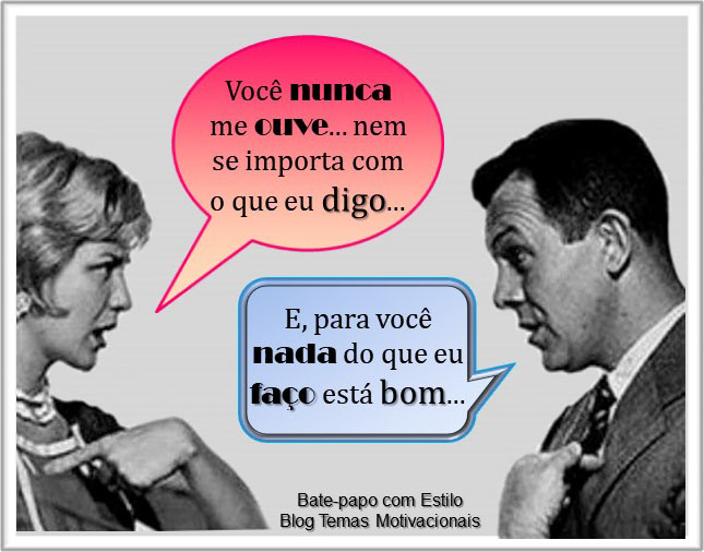 Bate-papo com Estilo: É preciso saber ouvir e saber calar. Por falar e ... Bate-papo com Estilo: É preciso saber ouvir e saber calar. Por falar e ...