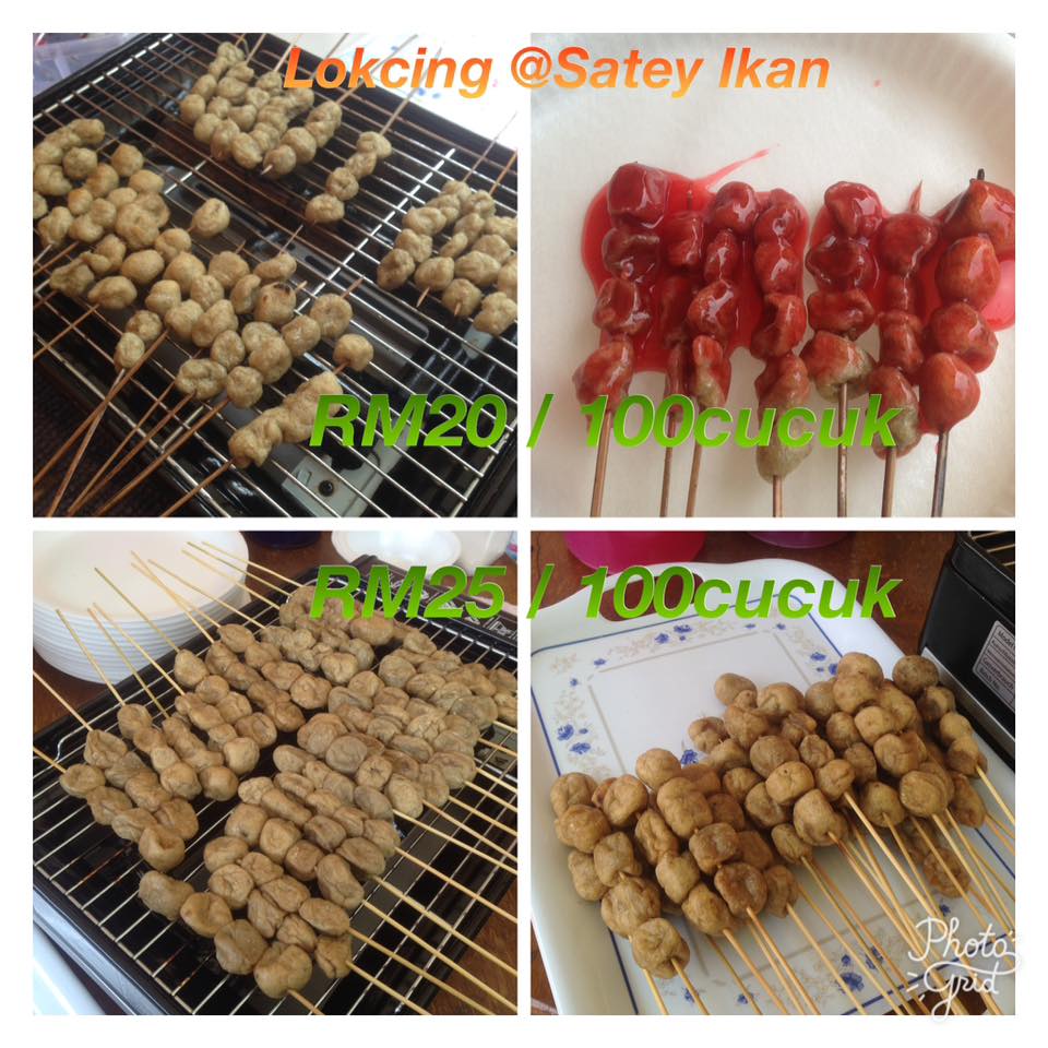 Katering Aiskrim Goyang Kelantan: Katering Lokcing atau Satay Ikan pun ...