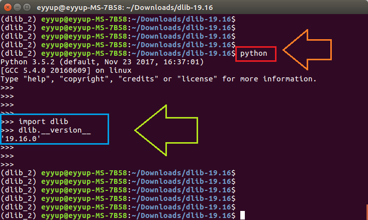 Yapay Zeka Labs: Dlib (Python) Kütüphanesinin Ubuntu'ya Kurulumu
