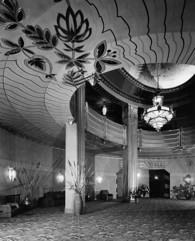 Los Angeles Theatres: Wiltern Theatre: lobby areas