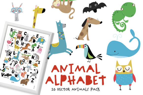 Animal Alphabet - Free Graphics | Free SVG Cutting Files