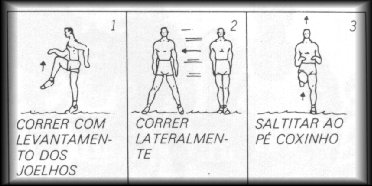 De tudo um pouco ...: Exercicios para aquecimento e alongamento