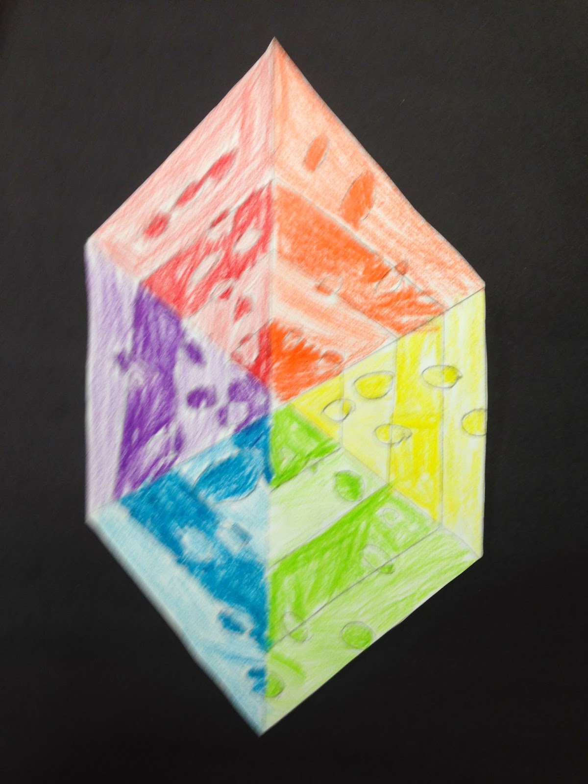One Point's Perspective: 4th Grade Color Wheels