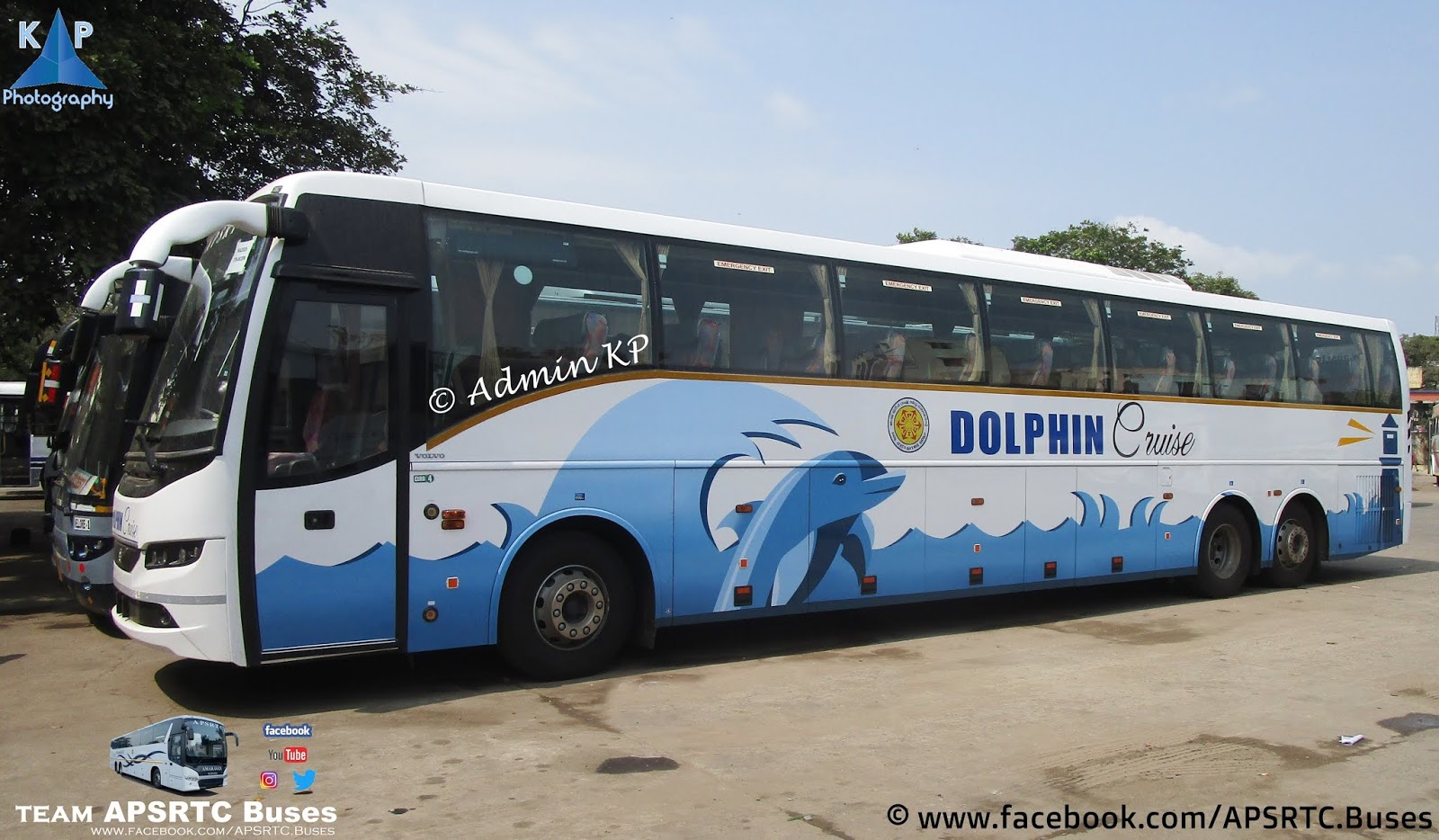 APSRTC DOLPHIN CRUISE BUS | VOLVO B11R 14.5m Multi Axle.