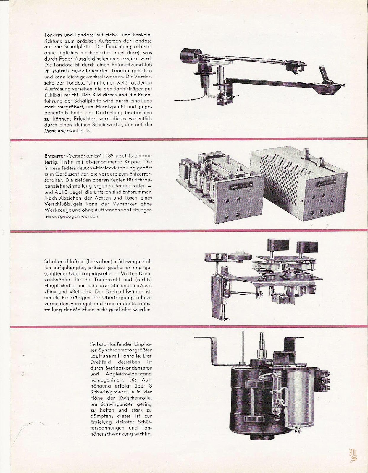 EMT 930 professional studio turntable – M & S | Ultimate High-Fidelity
