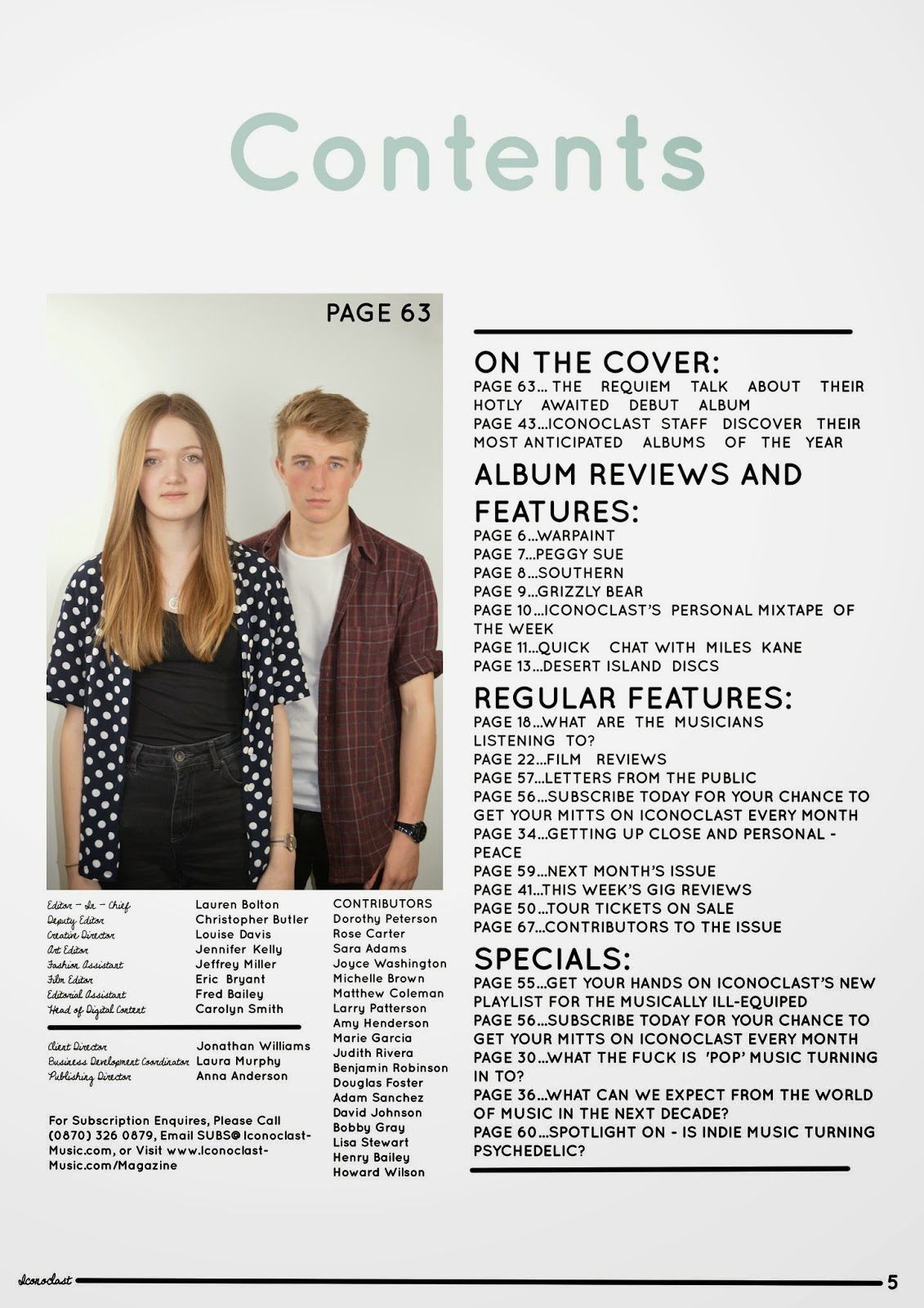 GCSE Media: Year 11: AS Magazines: Covers, Contents Pages and Double ...