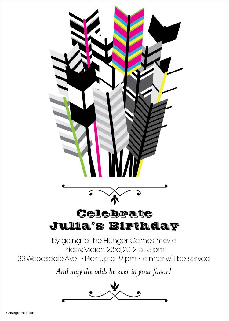 MargotMadison: Set up for a Hunger Games Birthday Party