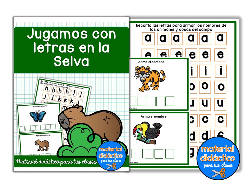 Los animales de la Selva - Material Didactico para tus clases