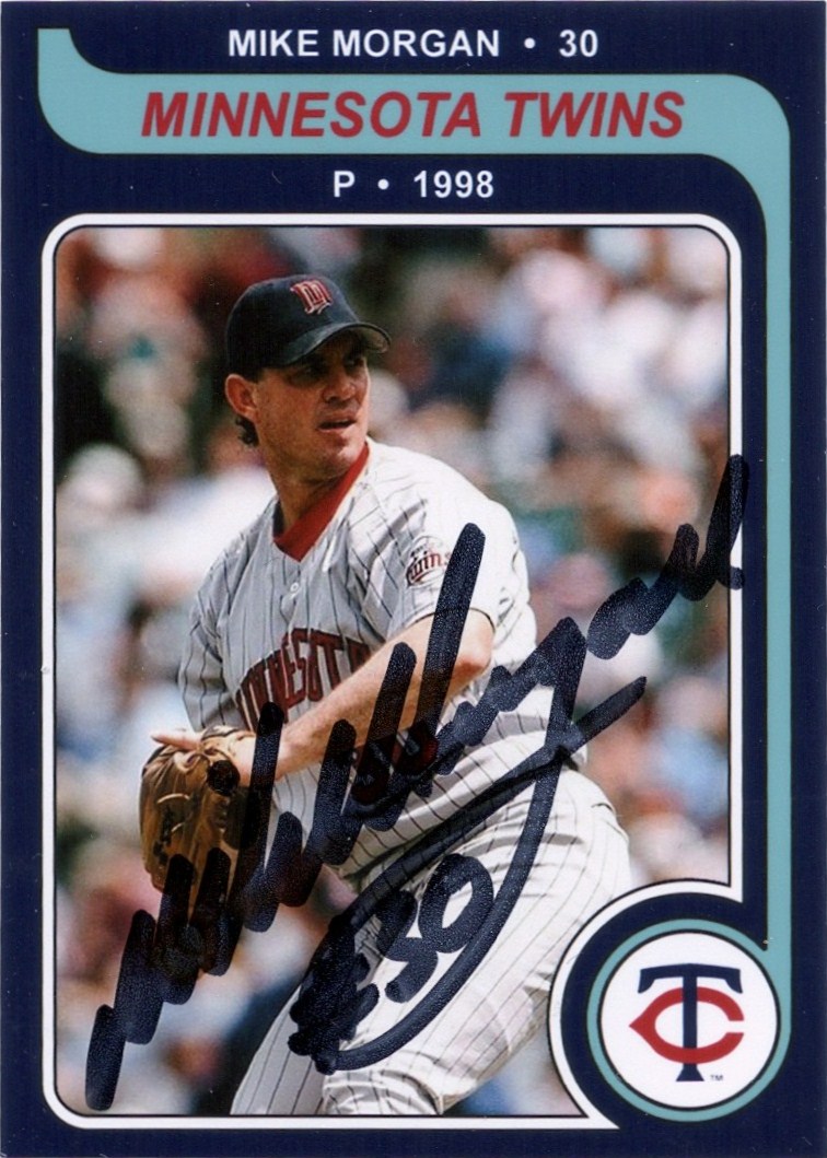 Minnesota Sports Autograph Project: MIKE MORGAN