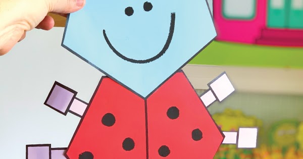 Shape and Addition Bug Math Craft | From the Pond