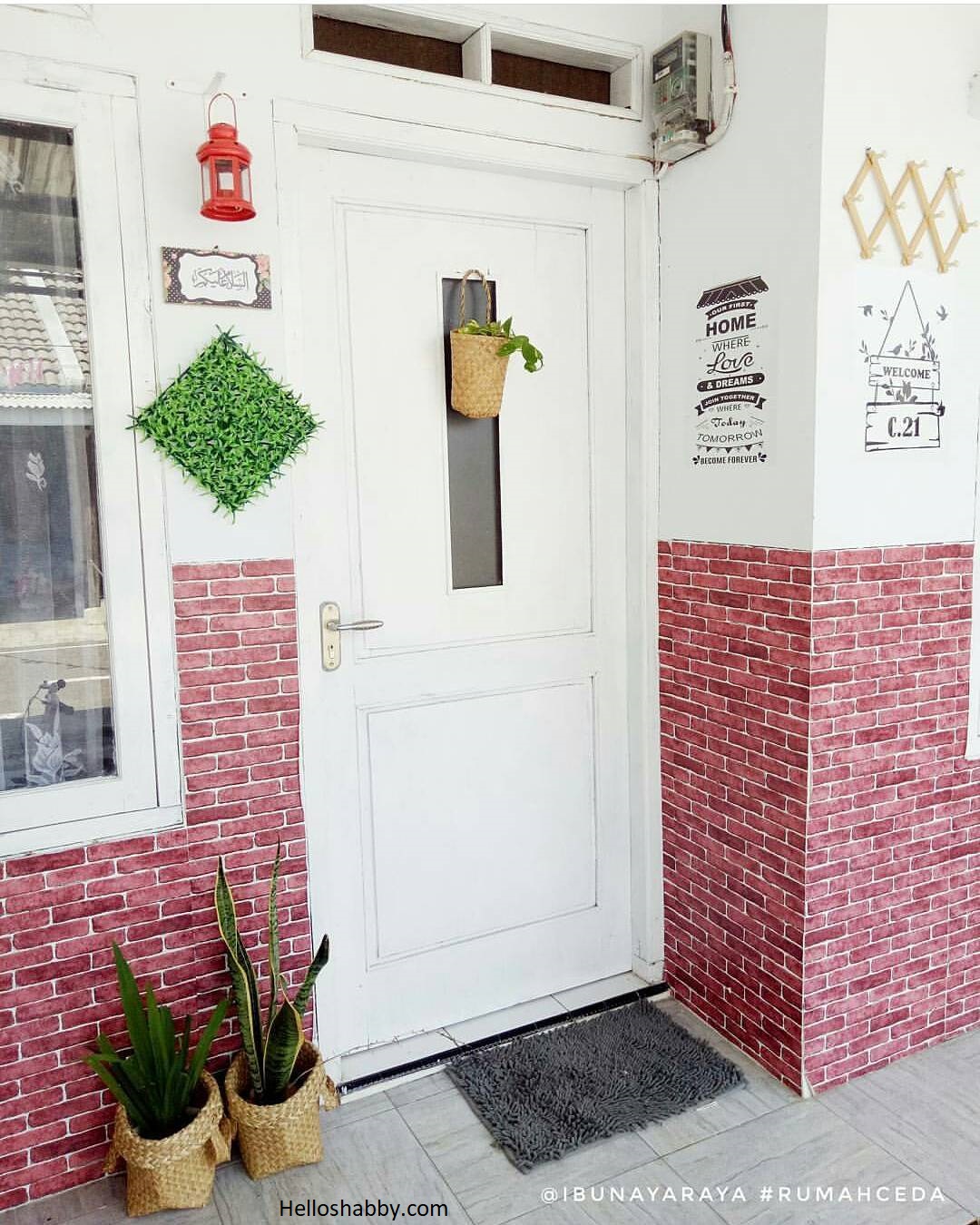 7 Contoh Desain Rumah dengan Batu Bata Merah Terbaru ~ HelloShabby.com ...