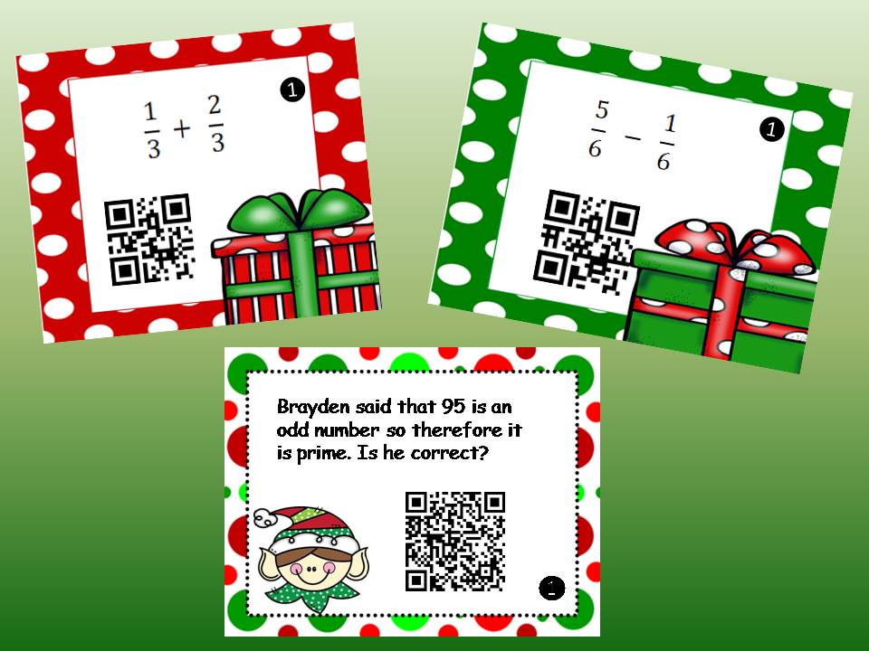 4th Grade Math Task Cards: QR Codes in the Classroom