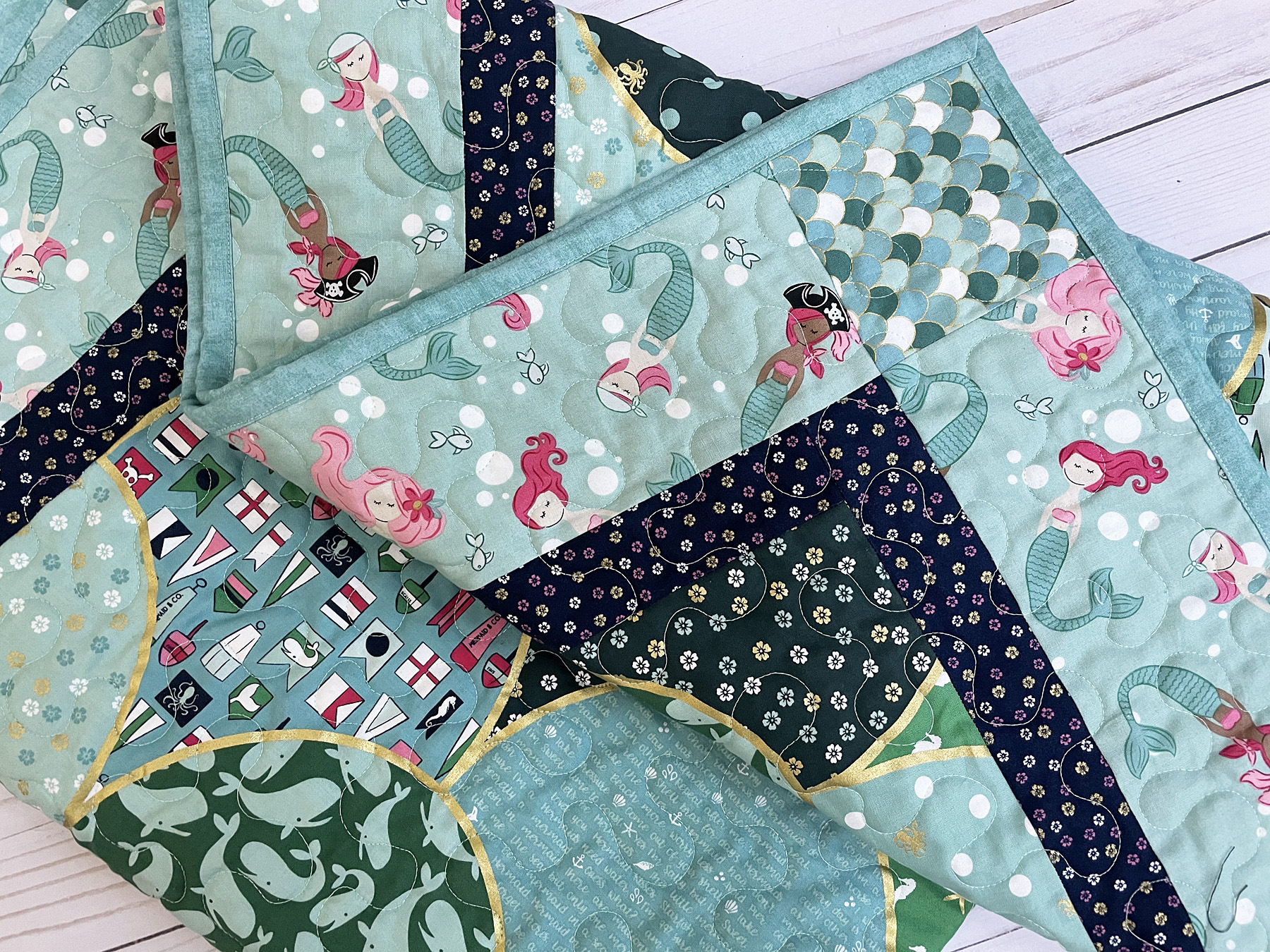 A Bit of Scrap Stuff - Sewing, Quilting, and Fabric Fun: Ahoy! Mermaids ...