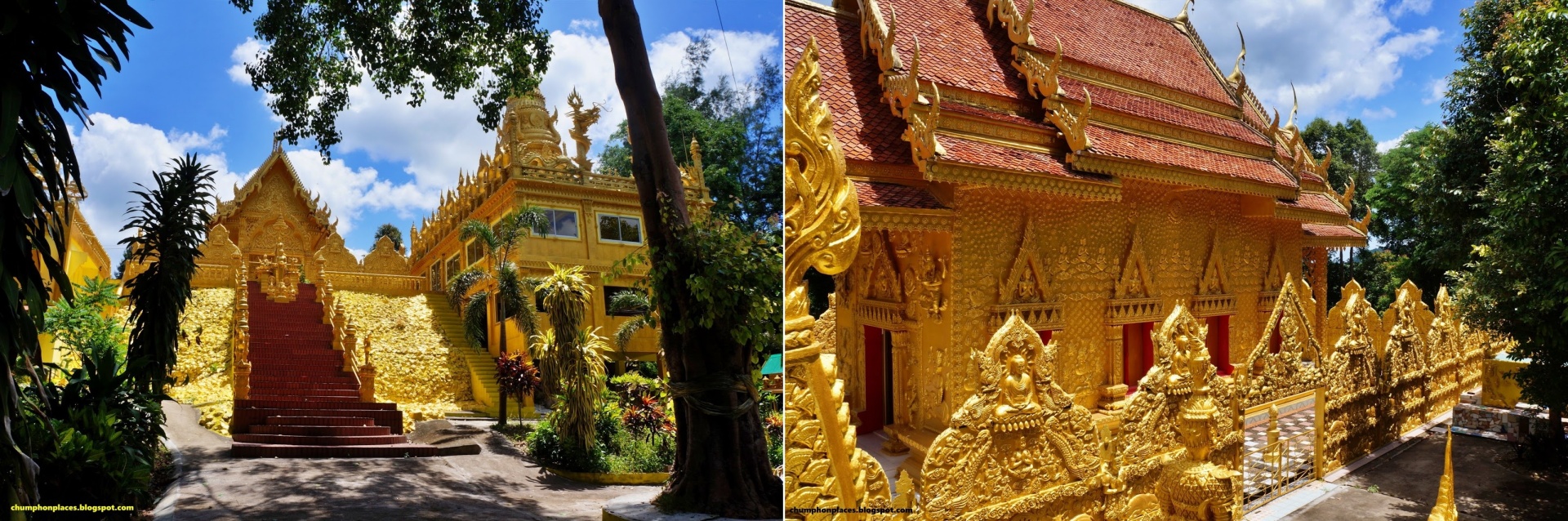 Scenic Route - Chumphon Town to Wat Kaew Prasert