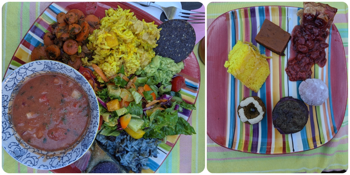Vegan Eats and Treats!: The Great Double Rainbow Potluck of 2019