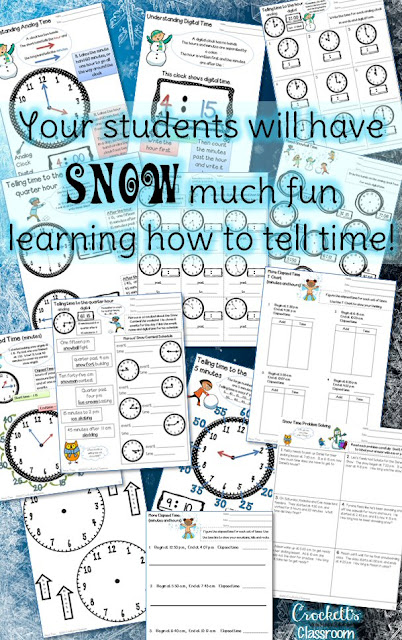 Snow Much Fun with Elapsed Time! - Crockett's Classroom