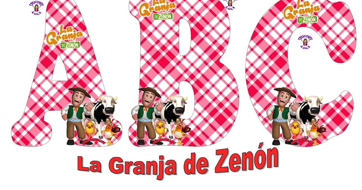 Letras De La Granja De Zenon Alfabeto Para Descargar Pin On Hand | My ...