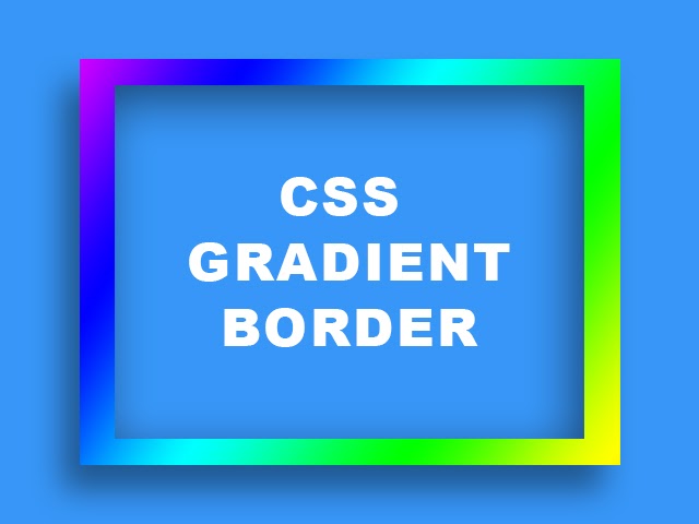 Css Gradient Border