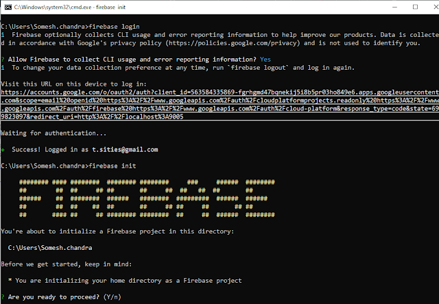 SMI STUDIO YOUTUBE: Firebase Console - FirebaseCLI