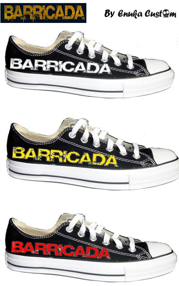 Zapatillas Merchandising Barricada: BARRICADA LOGO. Modelo 3.