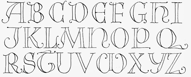 Margaret Shepherd: Calligraphy Blog: 264 Complex Medieval capitals