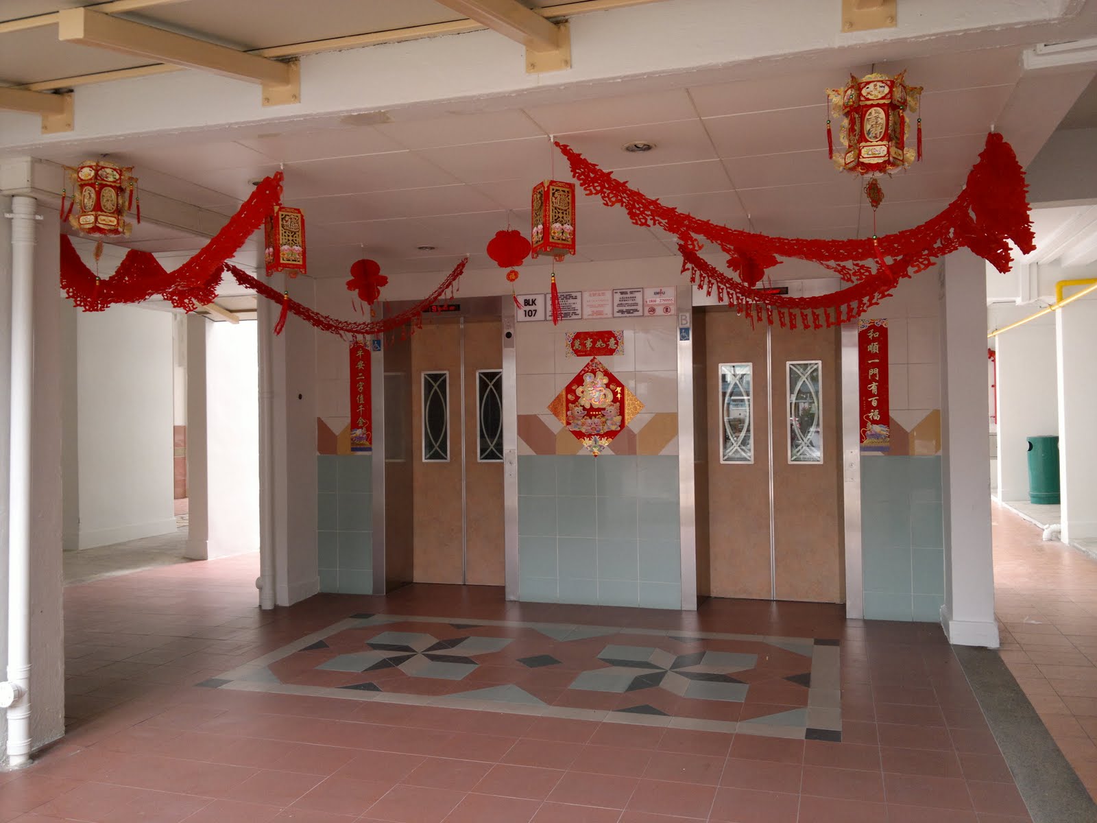 loobee: CNY 2012: The best decorated HDB lift lobby