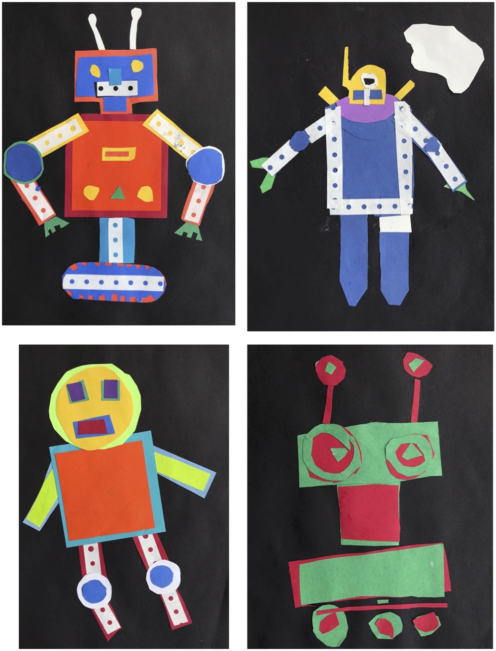 The Rolling Artroom: Shape Robots (1st-3rd Grade)