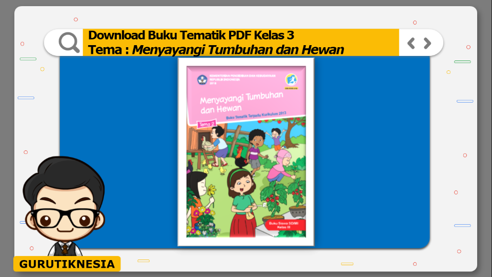 Download Buku Tematik PDF Kelas 3 Tema 2: Menyayangi Tumbuhan dan Hewan ...