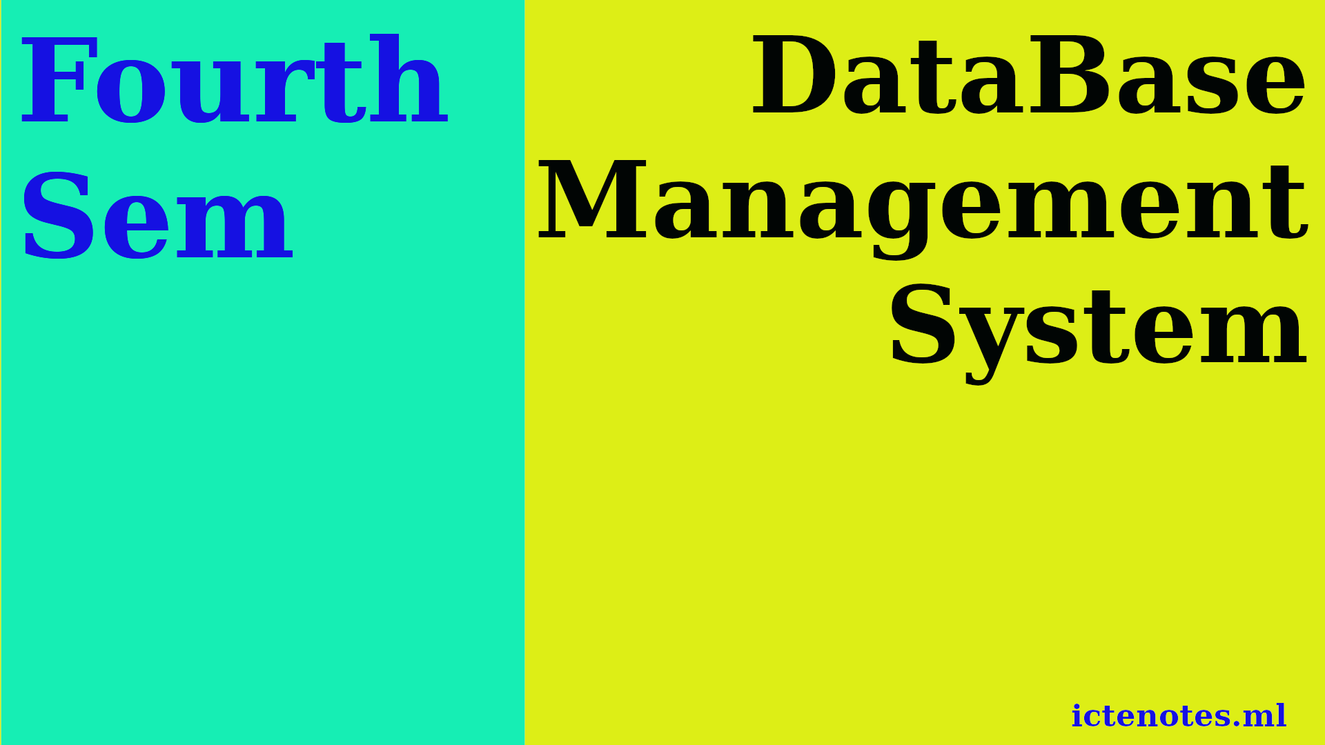 Data Base Management System Notes by TutorialsPoint