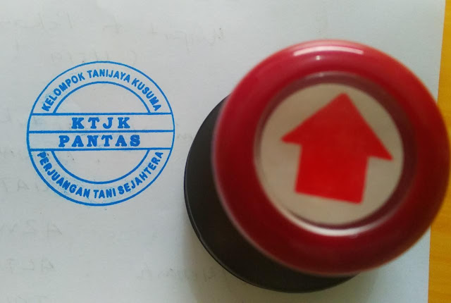 Bikin Stempel Otomatis Kelompok Tani Jaya Kusuma ~ Print Corner