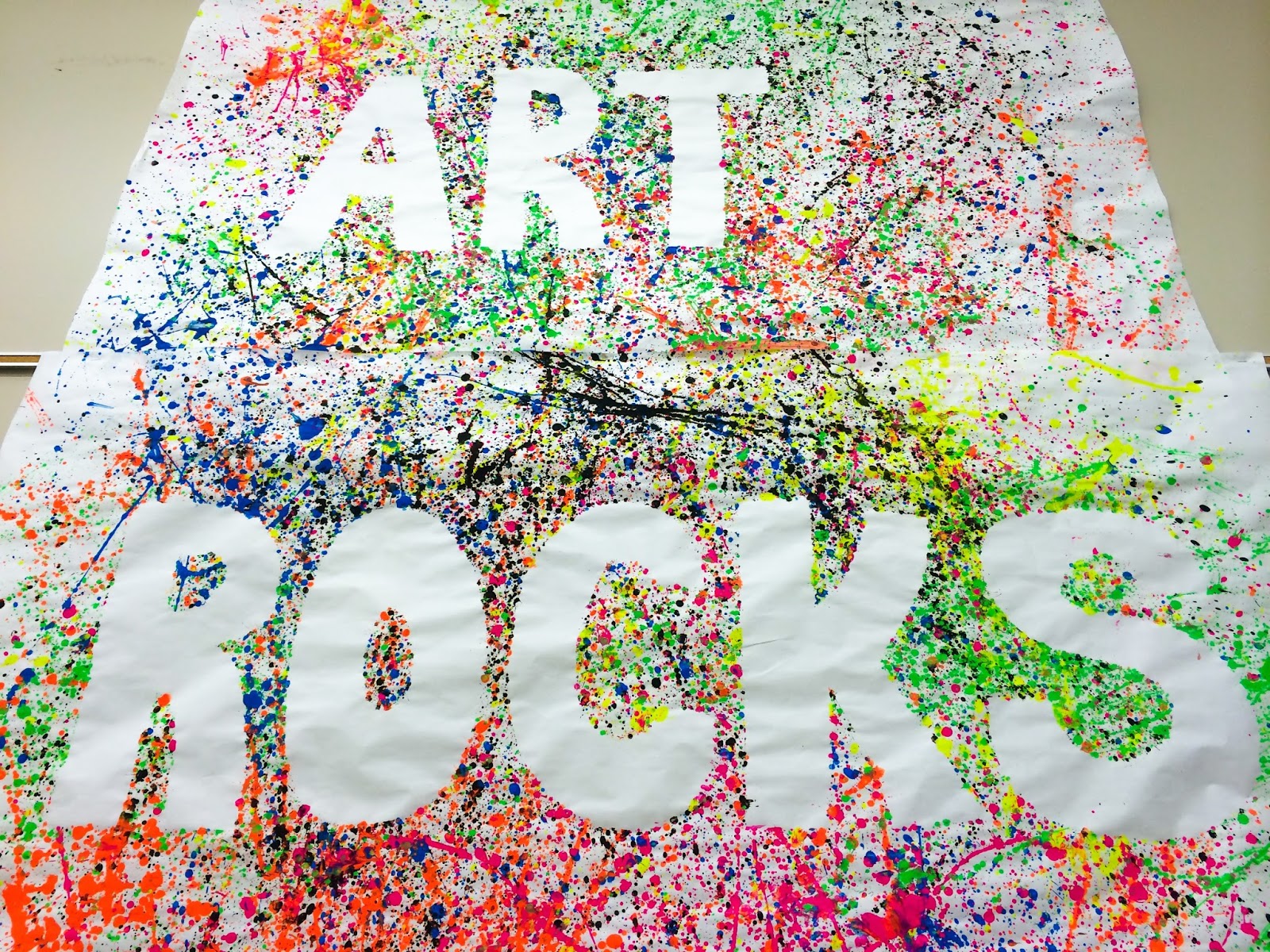 smART Class: Splatter Paint Innitials