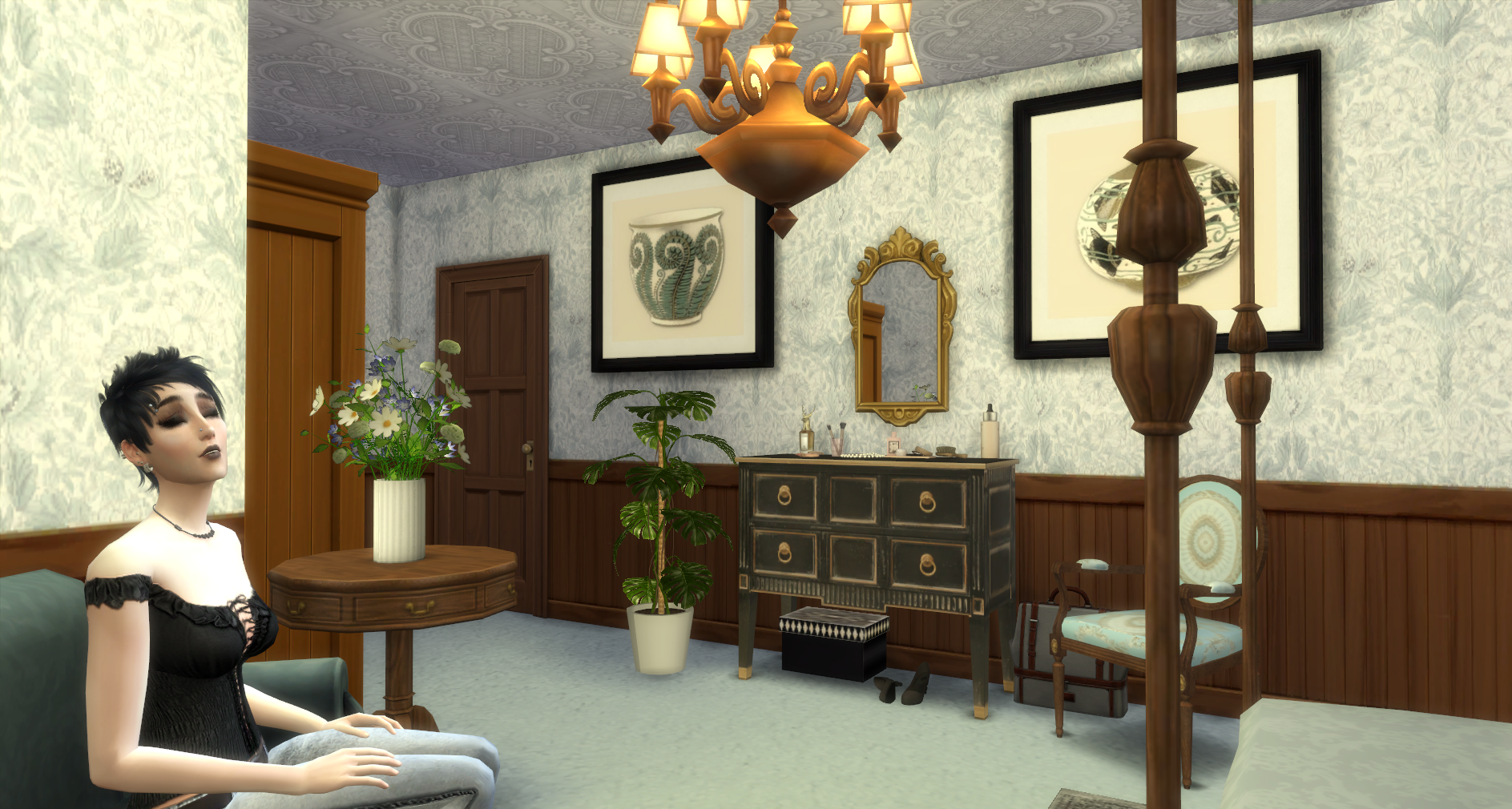 The Sims Powder Room: The Cronhardt