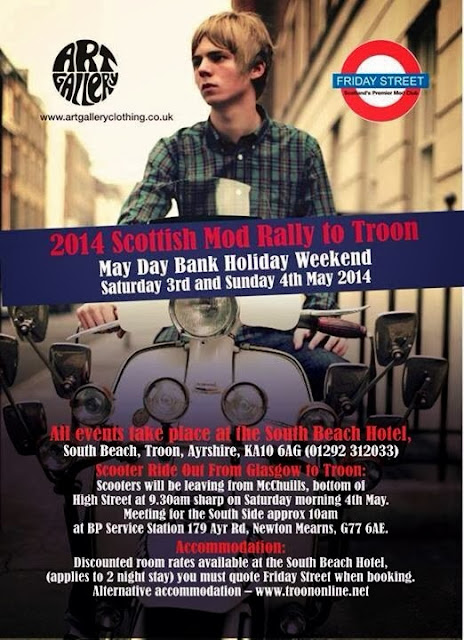 Modernist Society: Scottish May Day Mod Rally Weekender to Troon on 3rd ...
