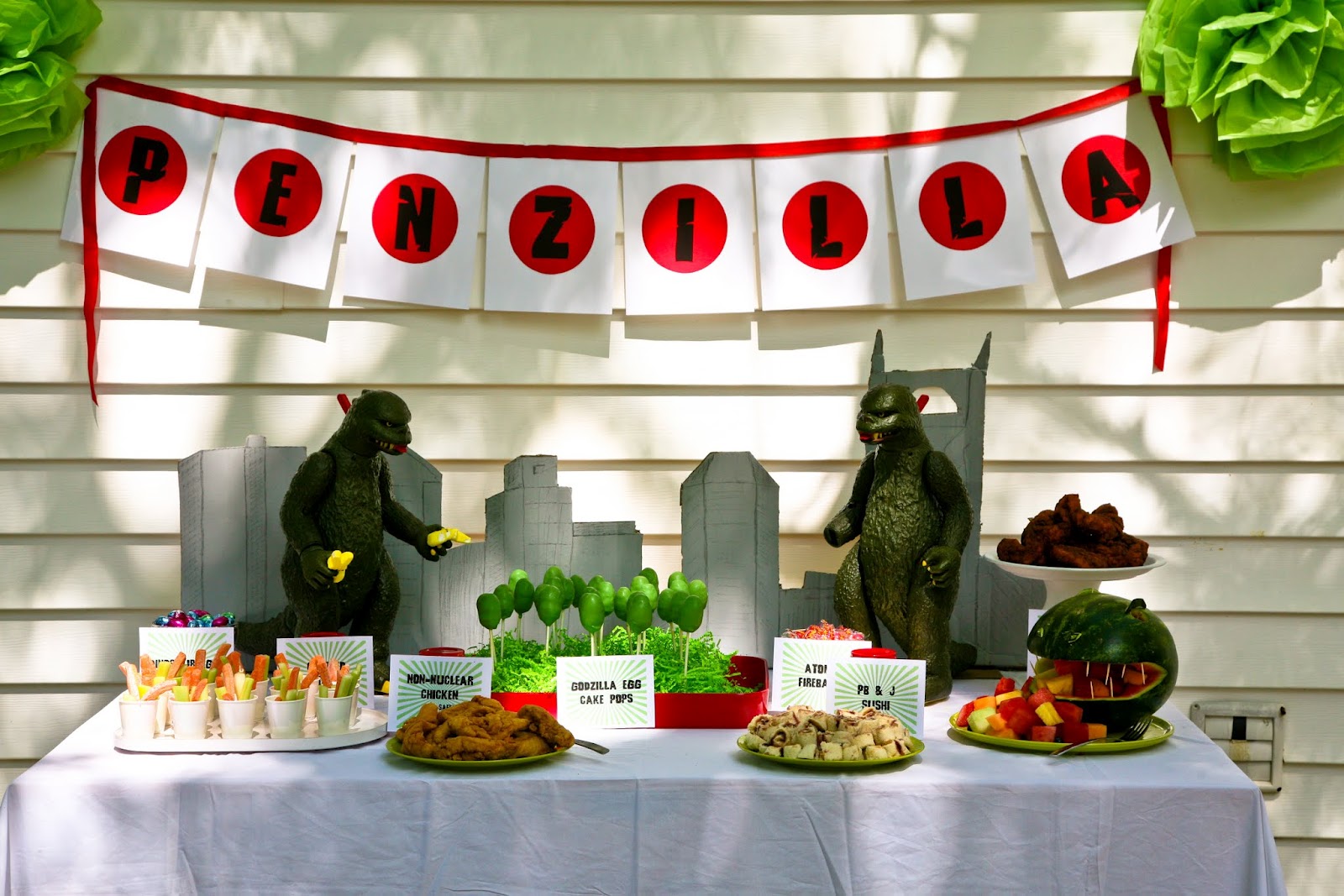 Spaghetti Arms: Godzilla First Birthday Party