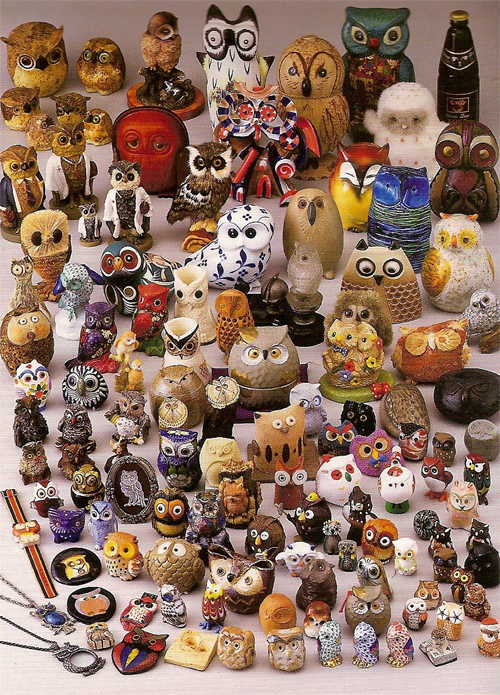 Owl Collection..Coleção de Corujas: .Owl Collection new Post Japan.