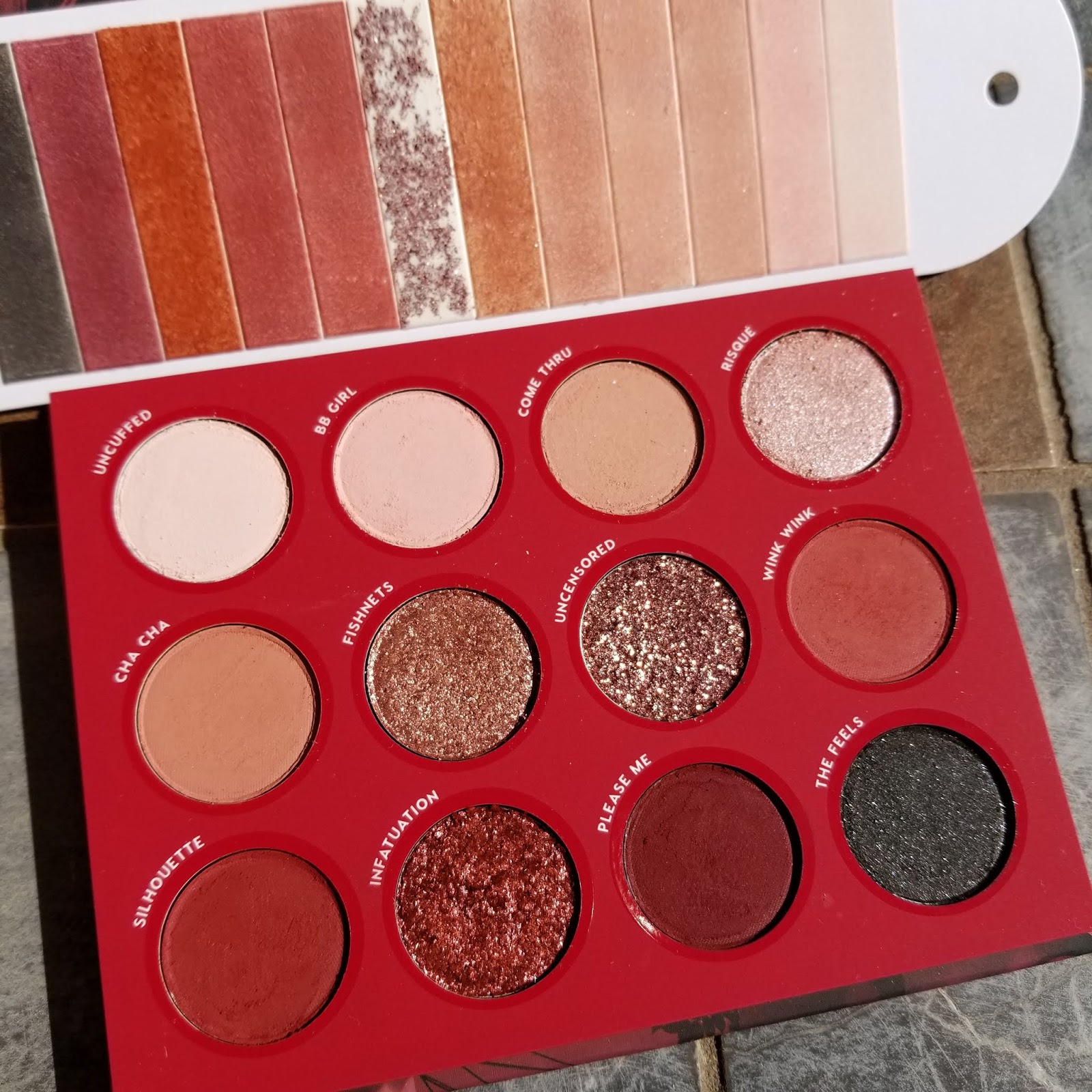 Colourpop All That Palette Swatches