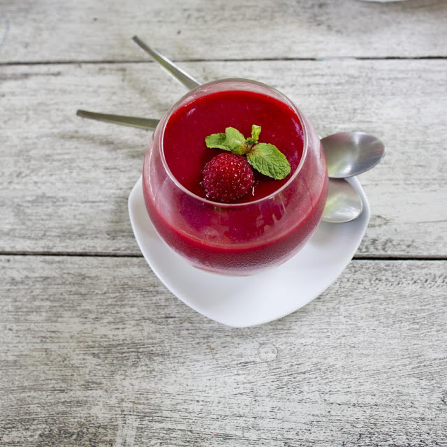 Panacotta aux fruits rouges | idee repas