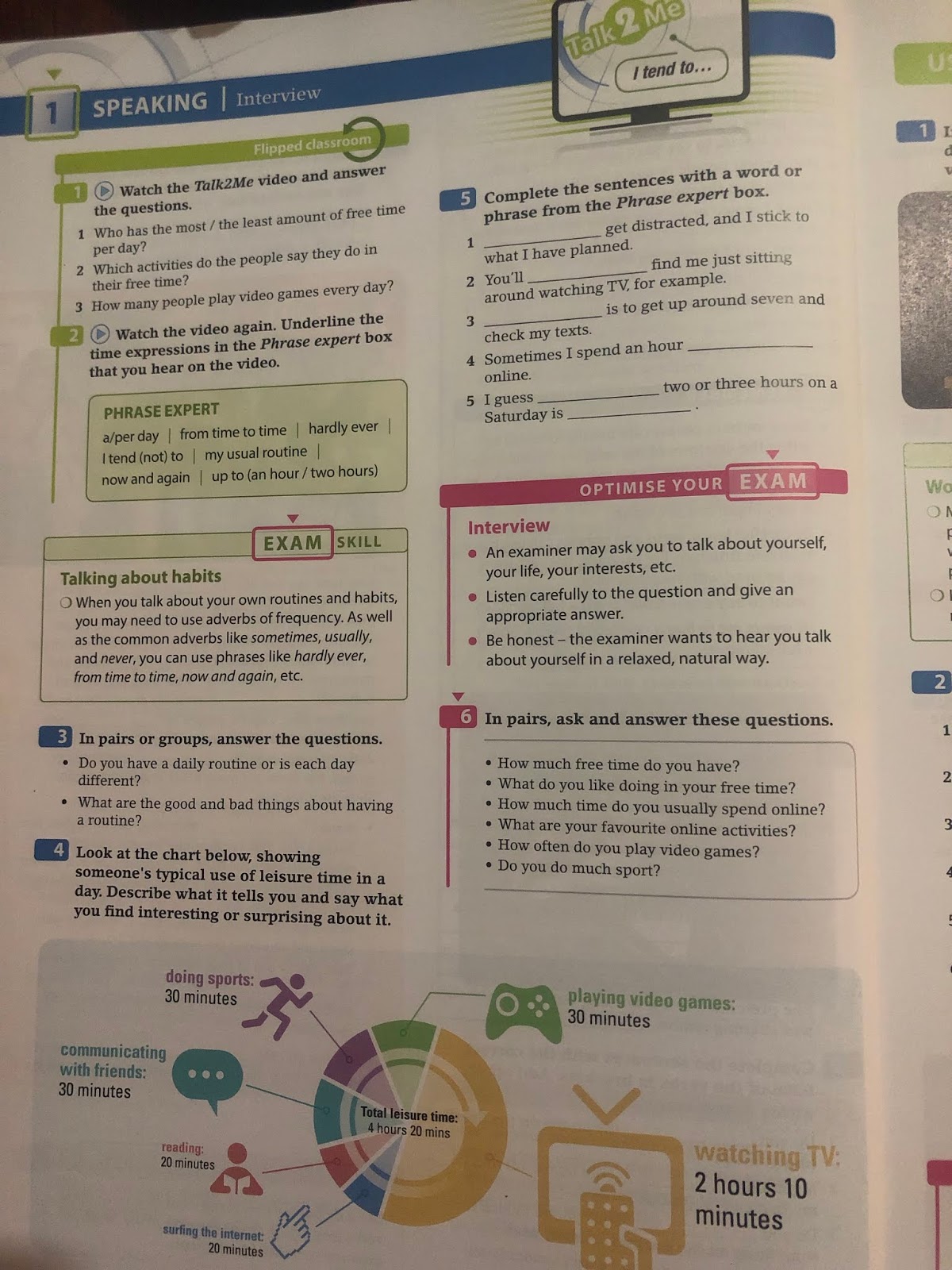 Optimise B1 plus ,Student's Book Unit 1