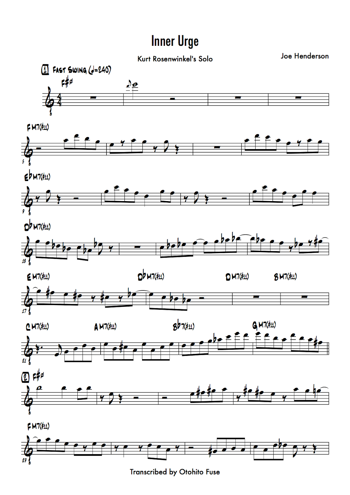 布施音人のブログ: Kurt Rosenwinkel "Inner Urge" (Peter Beets Trio with Kurt ...