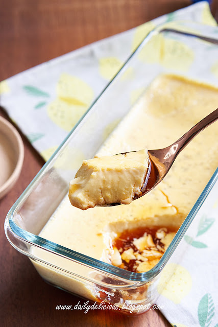 dailydelicious: Caramel custard in one pan