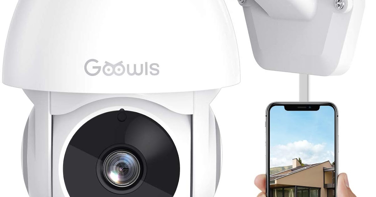 Security Camera Outdoor, Goowls 1080P HD Pan/Tilt WiFi Home ...