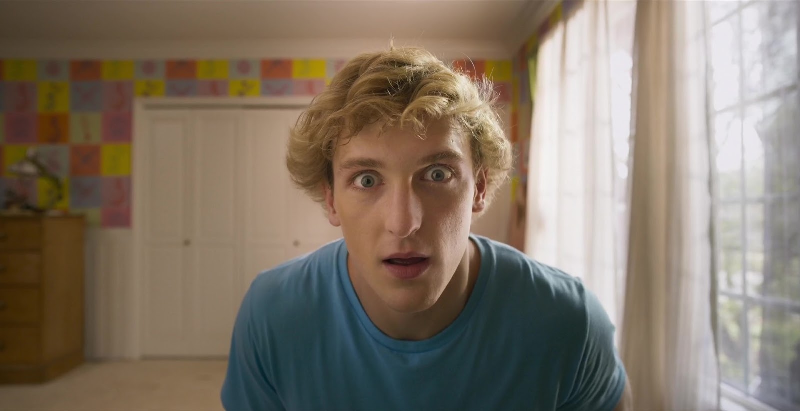 ausCAPS: Logan Paul shirtless in Airplane Mode