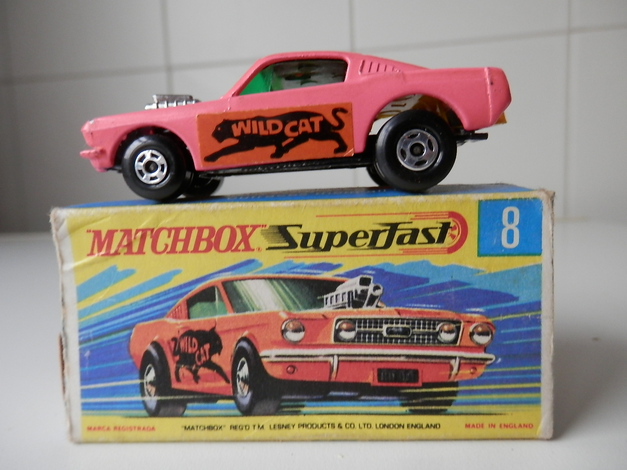 EDUARDO ASCANIO MIS MATCHBOX: Nº 8-B FORD MUSTANG WILDCAT DRAGSTER