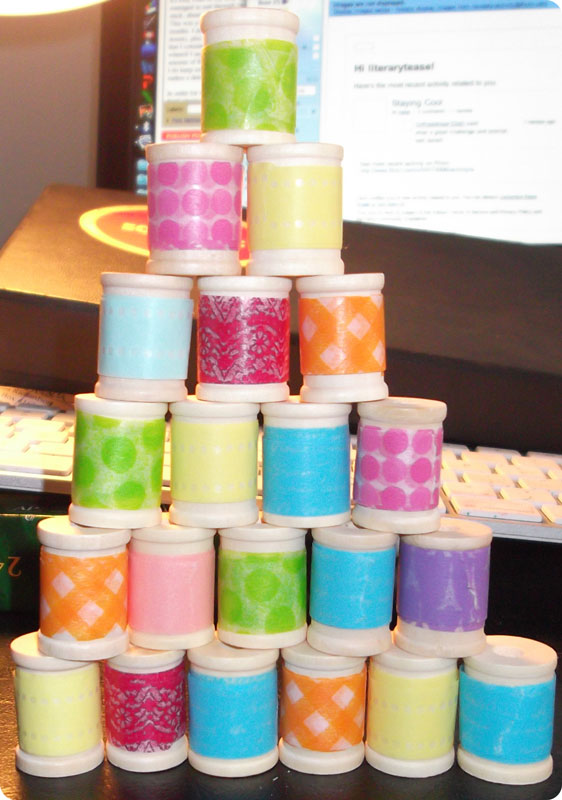Crafty Moira: Art Journal: Mini Washi Tape Spools