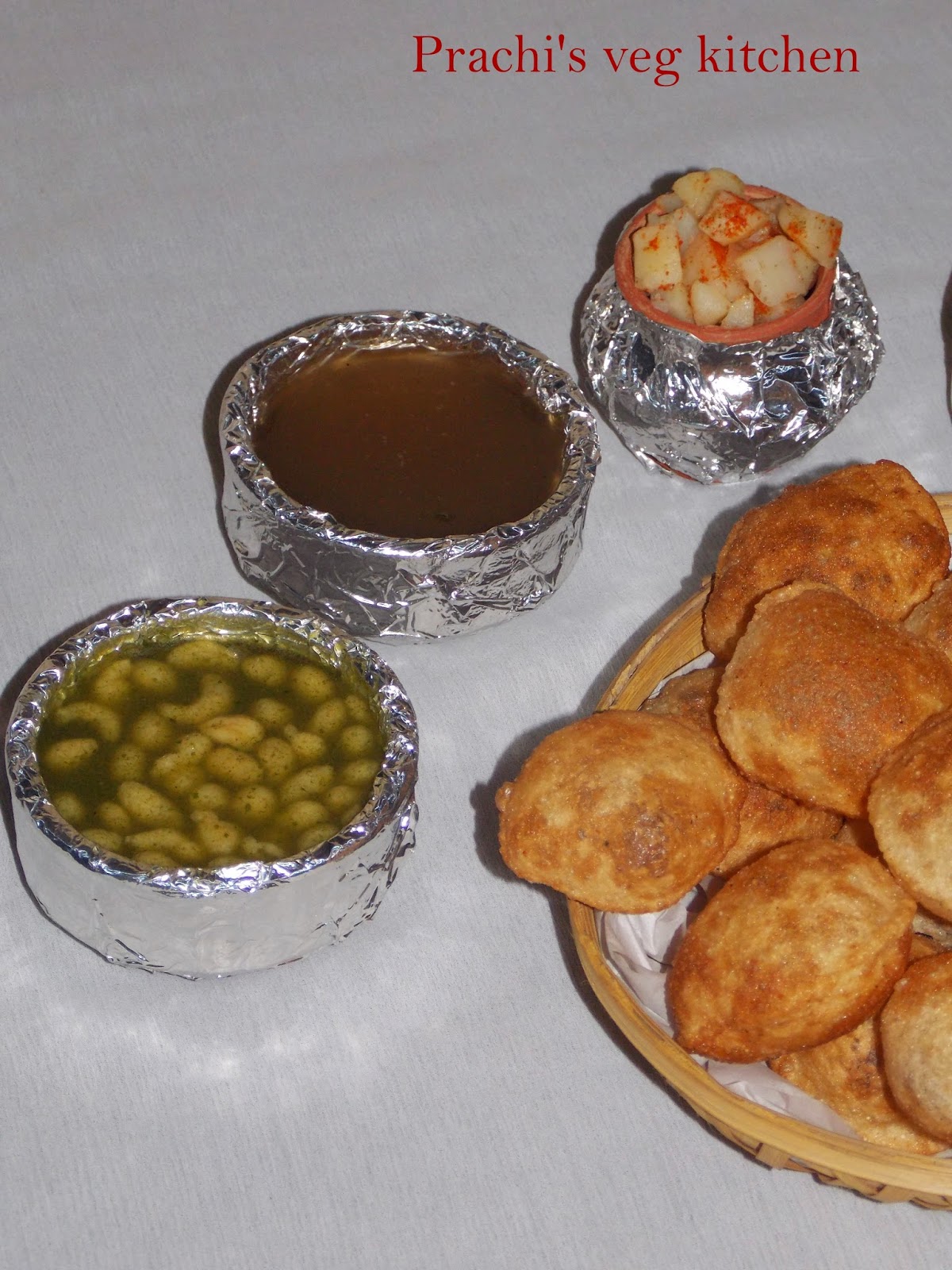 Gol Gappe (pani puri)