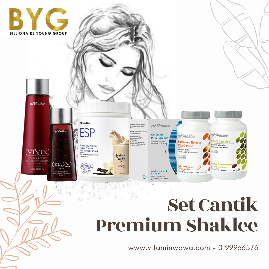 Set Cantik Shaklee - Fungsi , Keistimewaan, Cara Makan, Testimoni Dan Harga