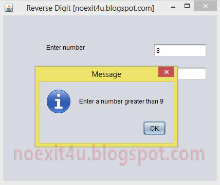 JAVA PROGRAM: TO REVERSE A NUMBER ~ noexit4u.com